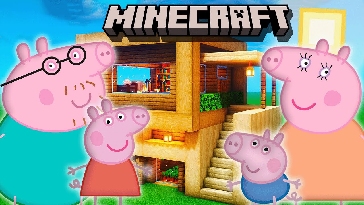 Peppa Pig Family Play Minecraft 58 - YouTube