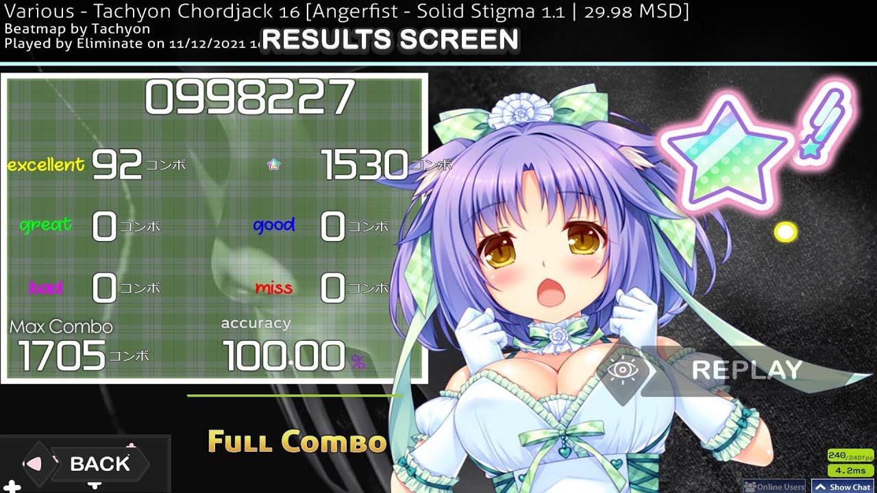 osu!mania - Solid Stigma 1.1x 100% - YouTube