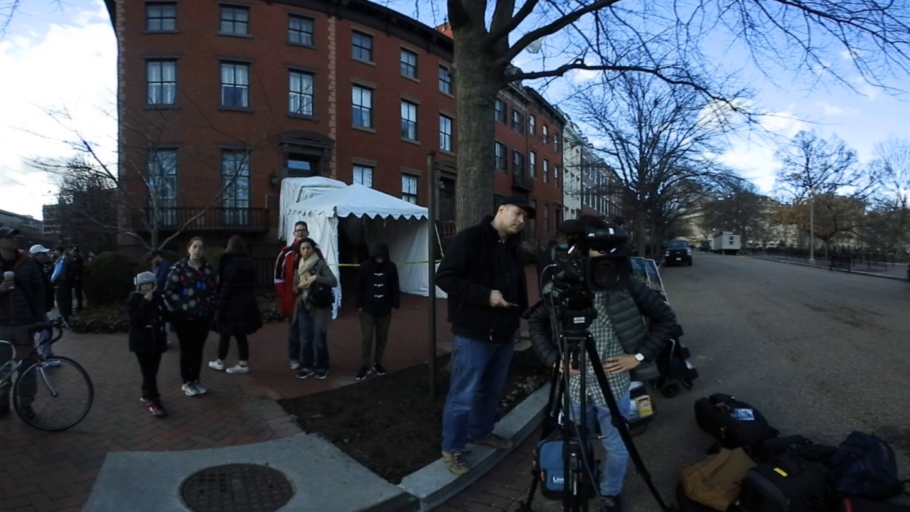 WEBN News White House Live Shot 360 View - YouTube