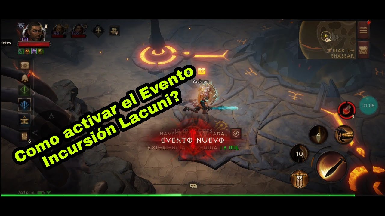 Diablo immortal: Evento Incursión Lacuni - YouTube
