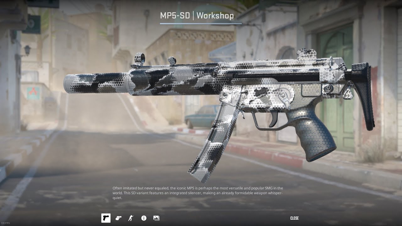 MP5-SD | Mercenary [urban] | CS2 - YouTube