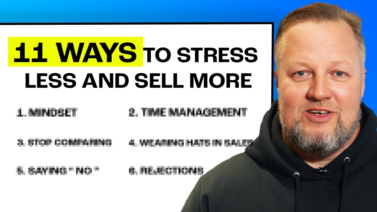 11 Simple Tips to Stress Less & Sell More - YouTube