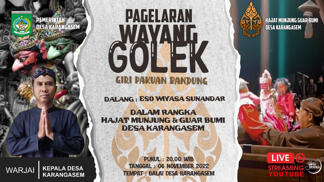 LIVE PAGELARAN WAYANG GOLEK GIRI PAKUAN DALANG "ESO W. SUNANDAR ...