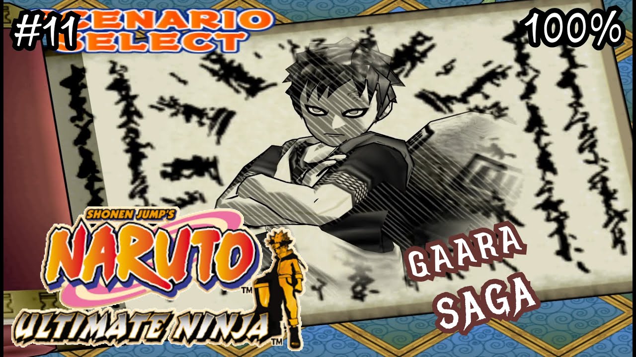 Naruto Ultimate Ninja PS2 - Walkthrough 100% - Scenario - GAARA - HARD ...
