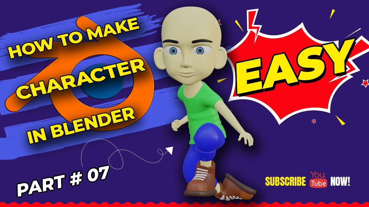 low poly character blender - Make Simple Body / Badan Cartoon in ...