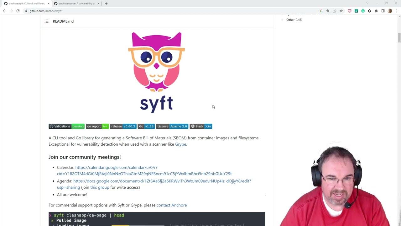 Syft and Grype demo- SBOM and container vulnerability scanning - YouTube