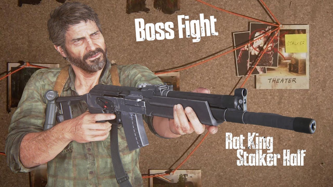 Joel vs. Rat King Stalker Half | Intense Theater Boss Fight in The Last ...