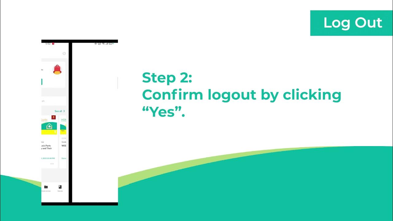 HOMES Guide for Students Part 17 - Logging out - YouTube