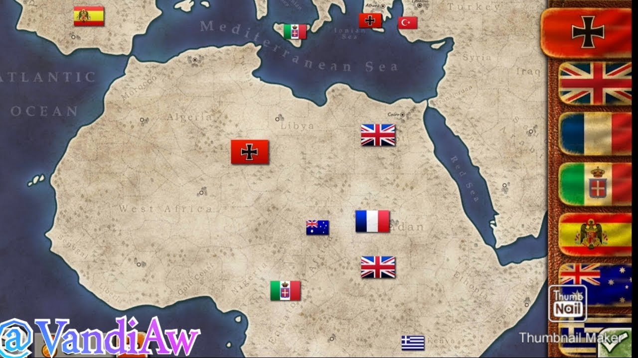 World Conqueror 2 Longplays. Conquest Stage, Conquer Africa 1942. - YouTube