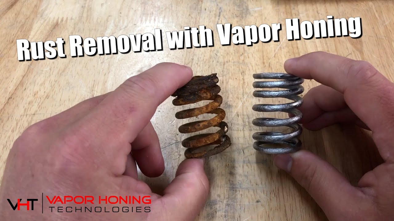 Rust Removal With Vapor Honing - Vapor Honing Technologies - YouTube