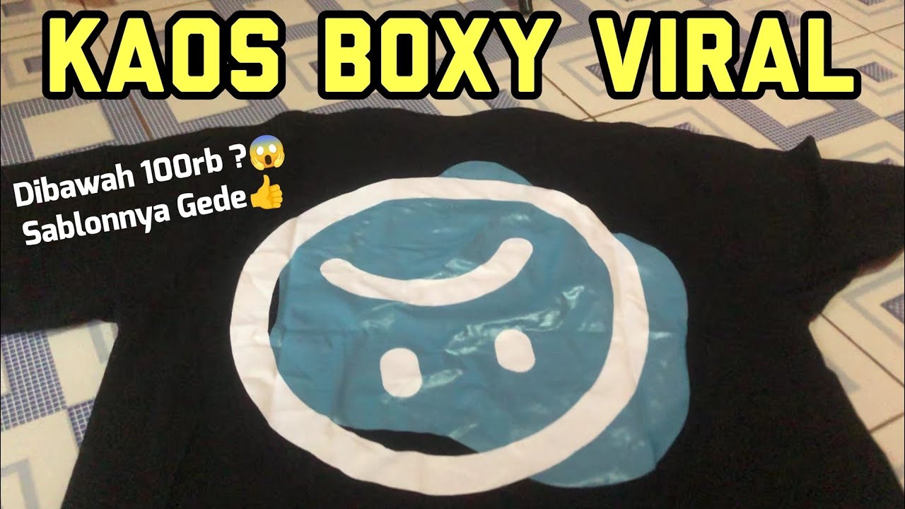 Brand kaos Boxy satu ini worth it untuk kalian beli , kainnya 24s loh ...