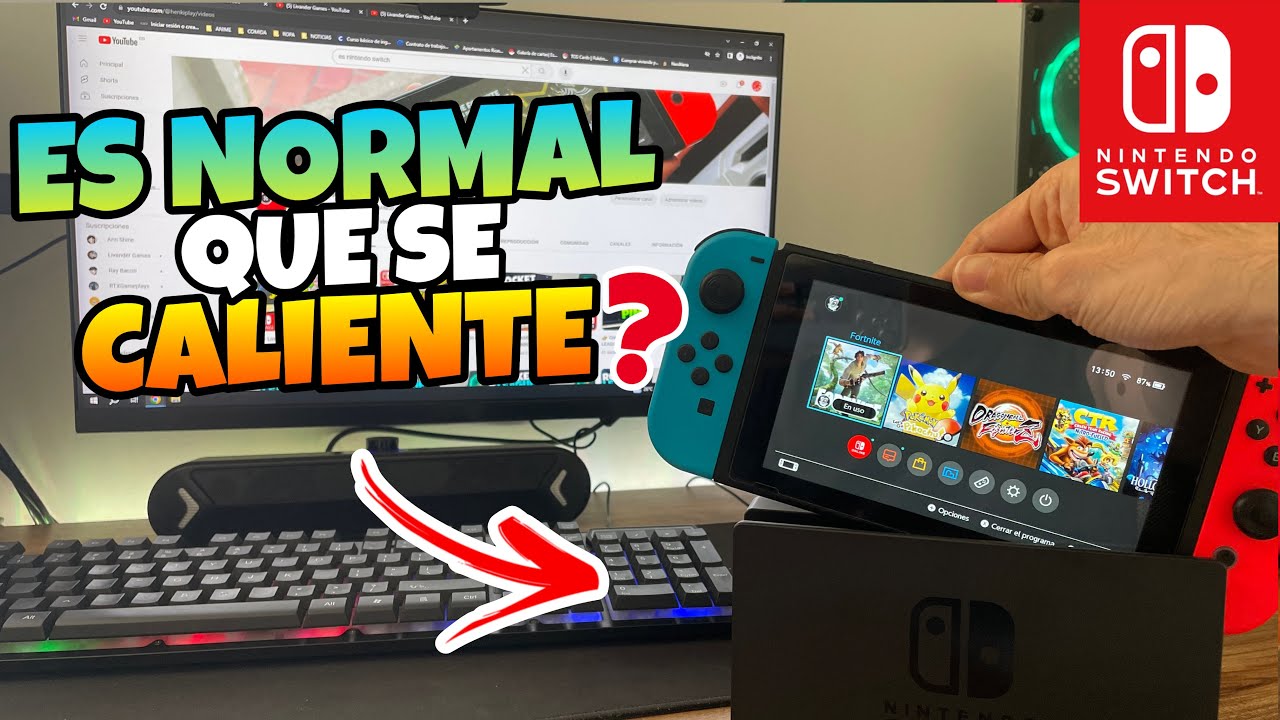 👉 Es NORMAL que se CALIENTE la NINTENDO SWITCH 🔥 - YouTube