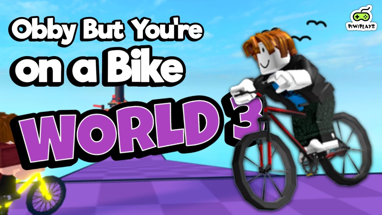 OBBY But You're on a BIKE Roblox Full Gameplay World 3 - YouTube