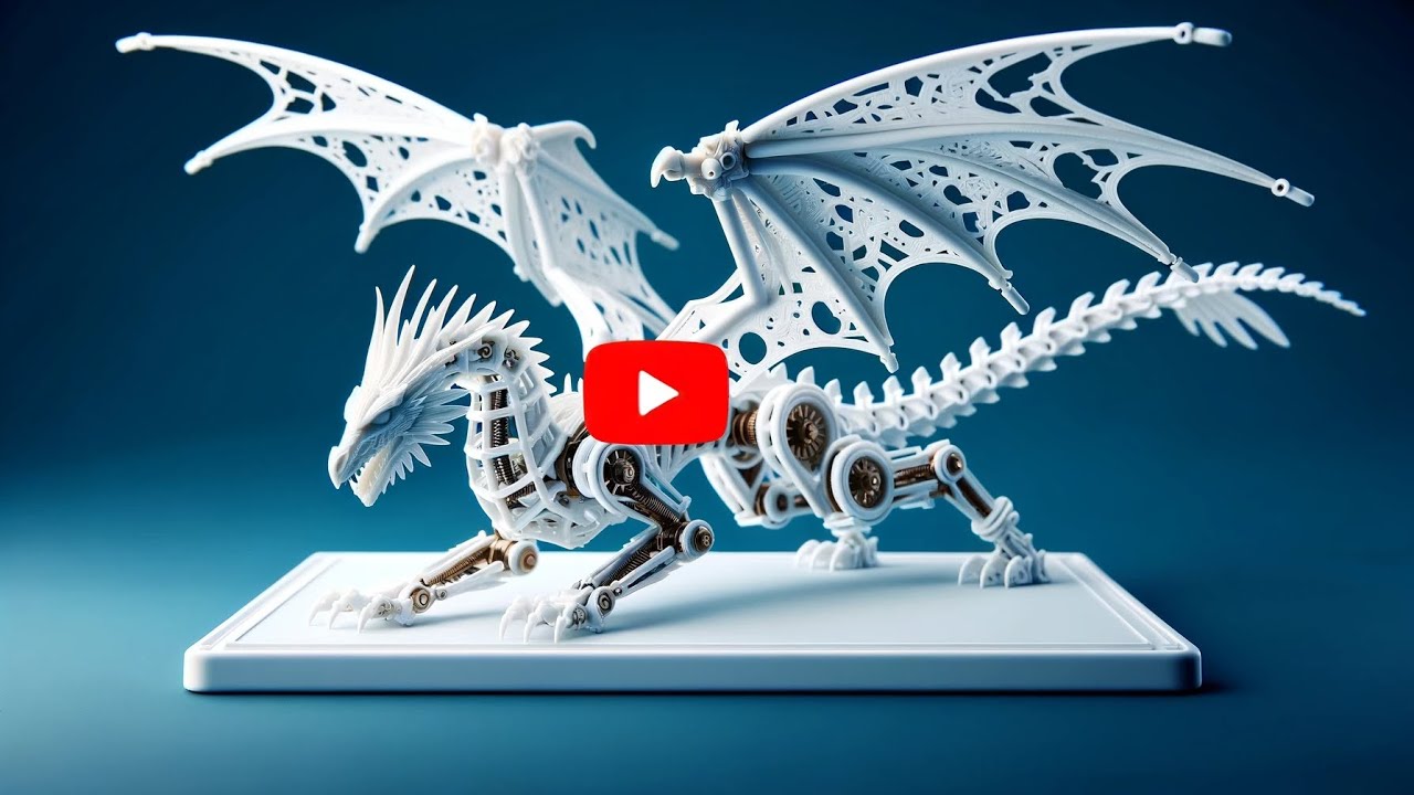 Articulating Dragon Timelapse on Bambu Lab X1 Carbon | Kingroon ...