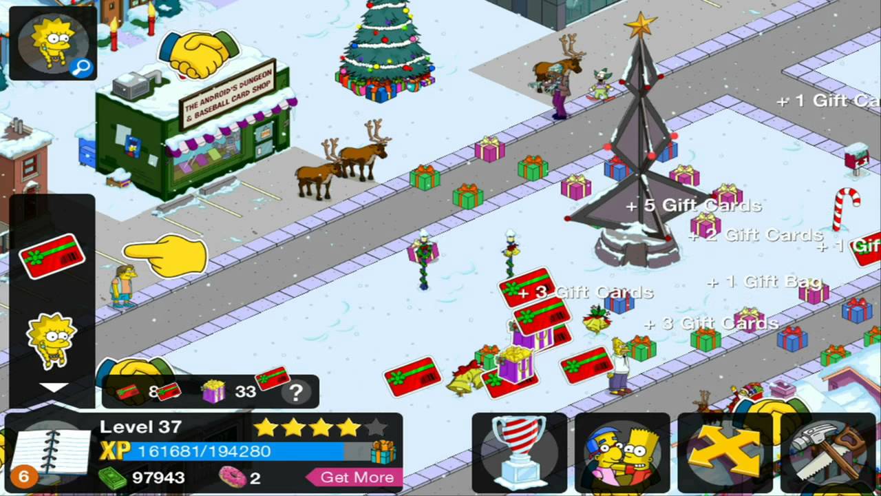 The Simpsons Tapped Out HD Christmas 2013 Live Stream With ...