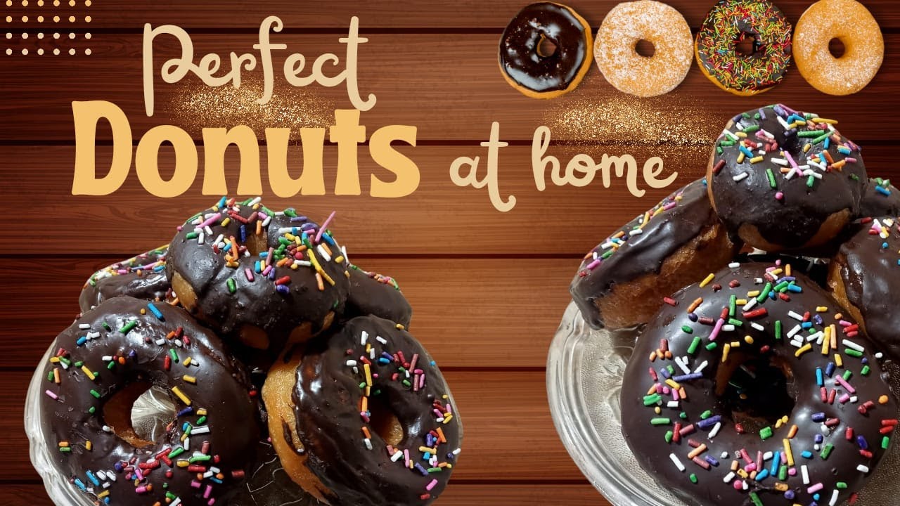 Make perfect Donuts at home||Easy Donut 🍩 recipe||how to make donuts ...