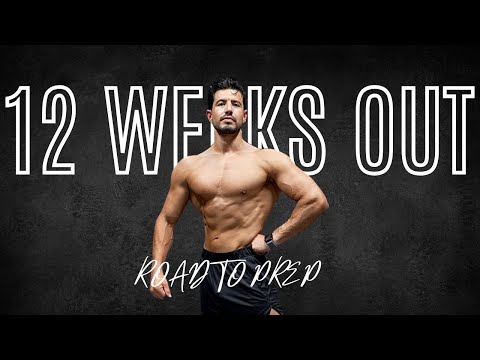 Day in the Life Prep | 12 Weeks Out Men’s Physique Show Prep Ep.1 | Push Day + Refeed