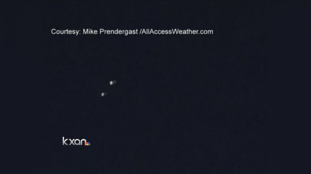 Mysterious object spotted across Central Texas sky Saturday - YouTube