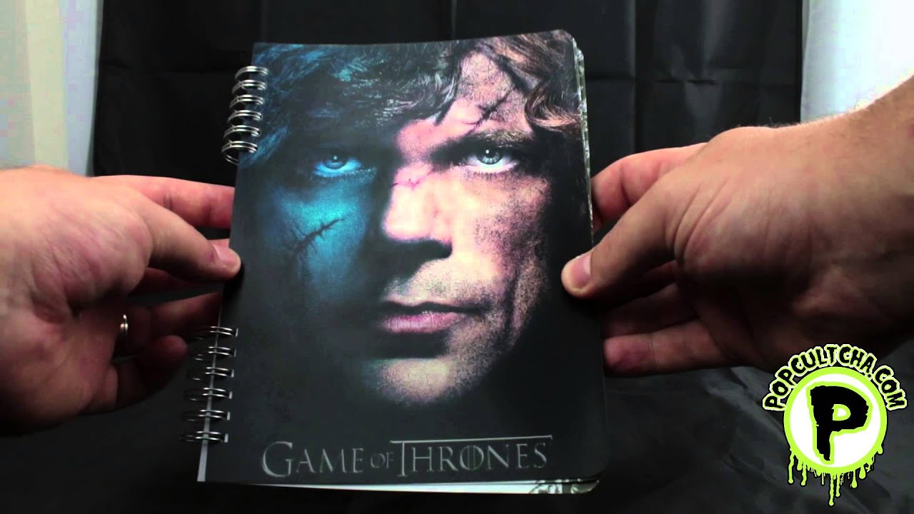 Game of Thrones Faces Lenticular Journal - YouTube