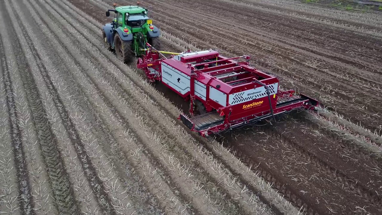 ScanStone Osprey 3 Windrower - YouTube