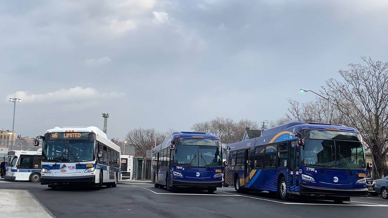 MTA Bus | Bus Action @ The Newly Renovated Canarsie Bus Terminal - YouTube