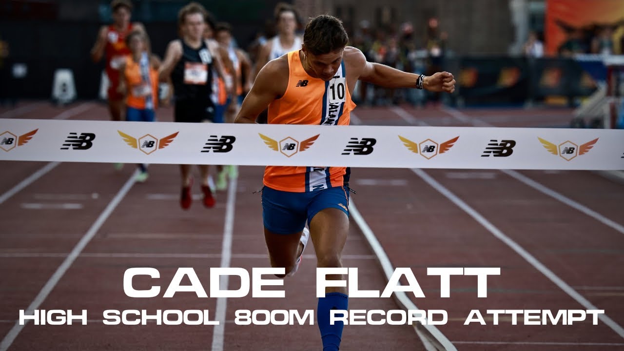 Cade Flatt 800m High School Record Attempt At New Balance Nationals ...
