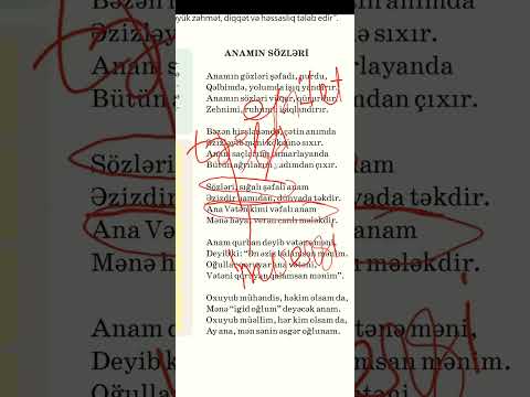 7 sinif ədəbiyyat dərsliyindən Fikrət Qoca \