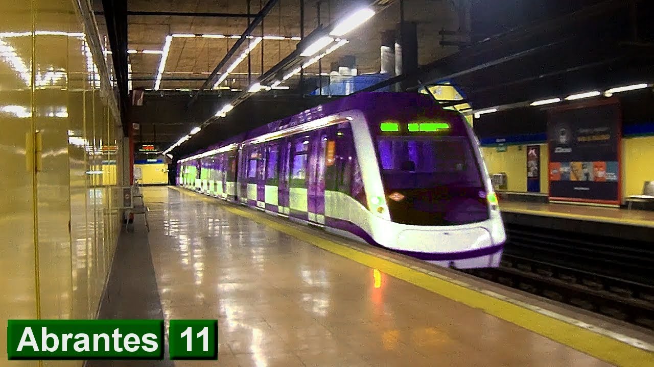 Abrantes L11 : Metro de Madrid ( Serie 8400 ) [2015] - YouTube