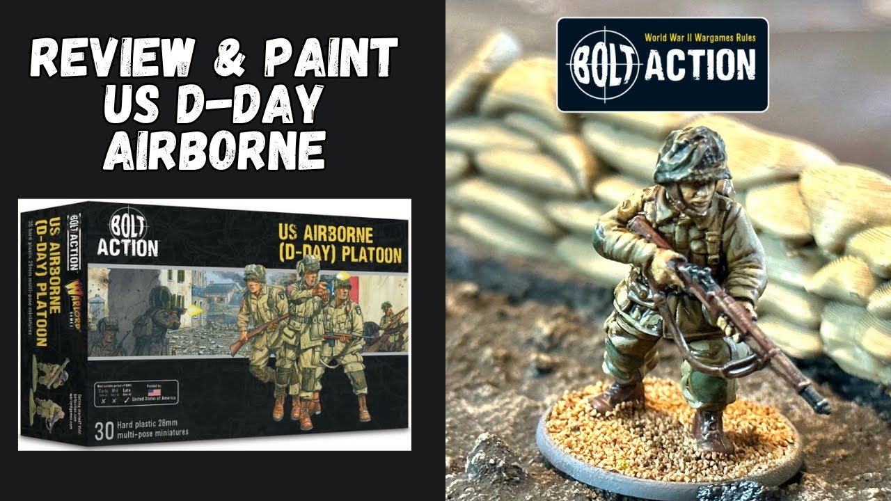 Bolt Action US Airborne Painting Guide and Review - YouTube