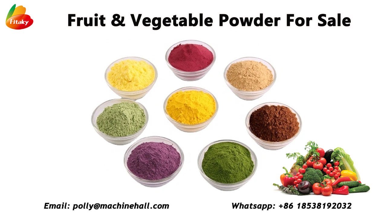 Fruit And Vegetable Powder For Sale Email: polly@machinehall.com ...