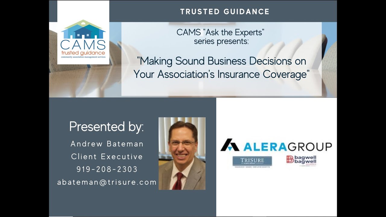 CAMS Ask the Experts Webinar: Making Sound Business Decisions on Your ...