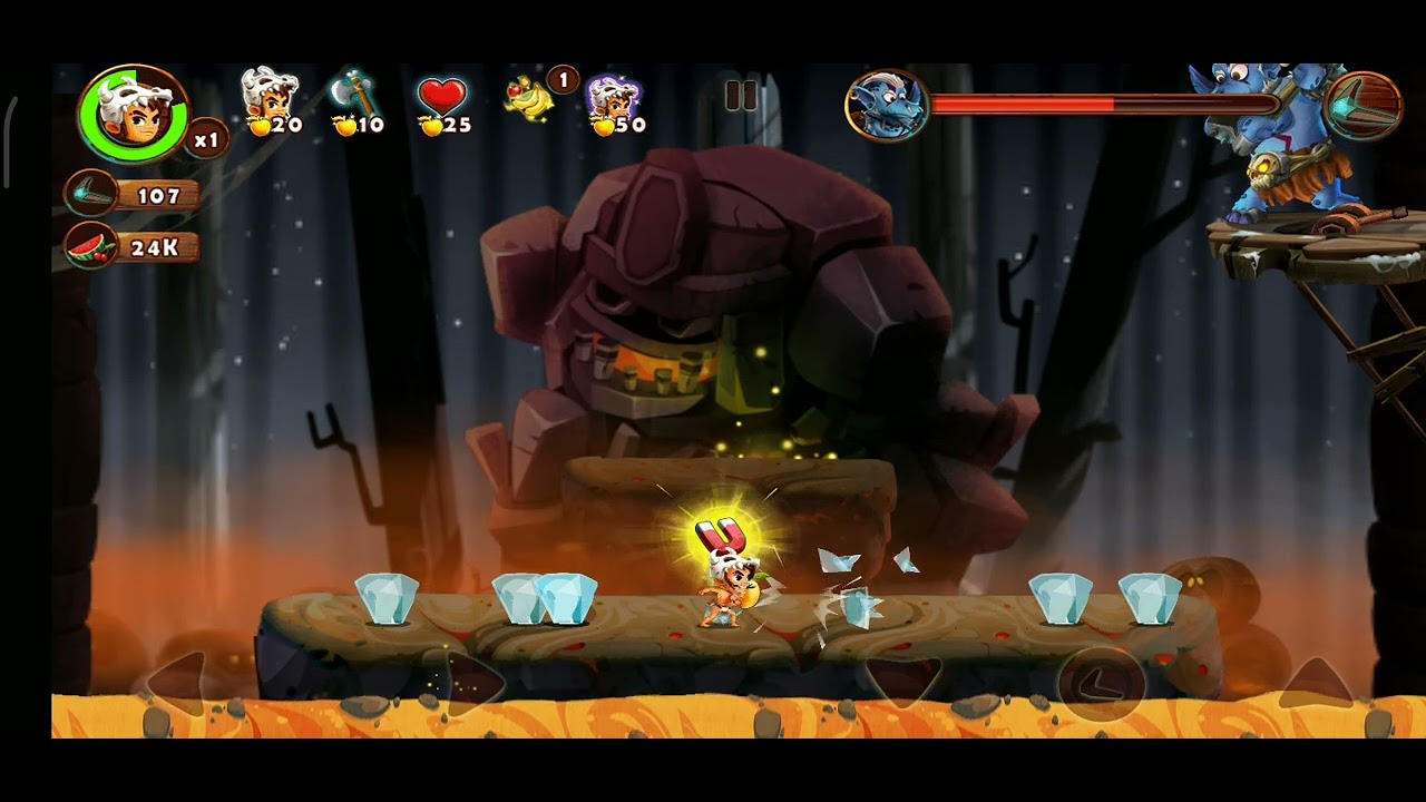 jungle adventure 3 rhino boss - YouTube