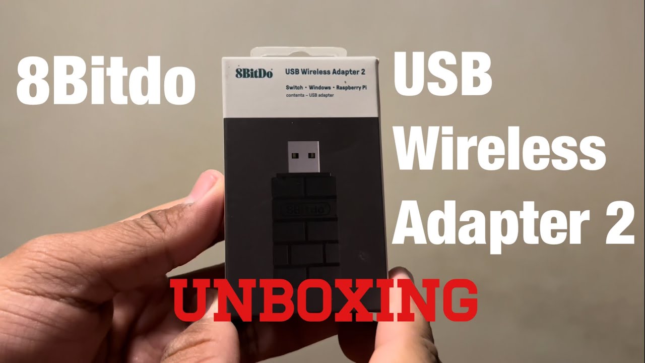 8Bitdo USB Wireless Adapter 2 Unboxing - YouTube