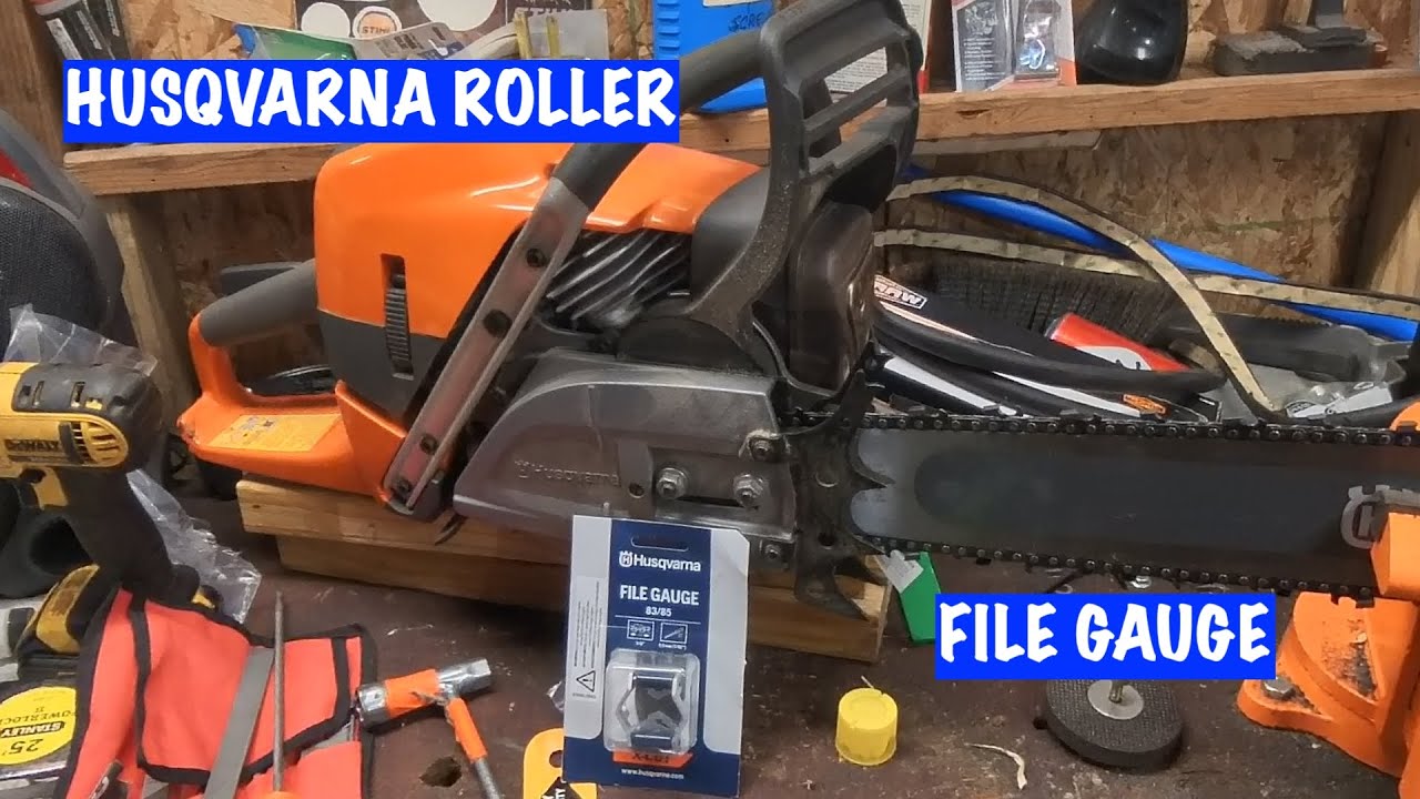 Husqvarna Roller File Gauge - YouTube