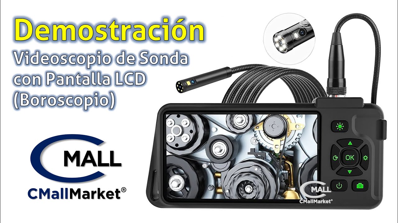 T22 Videoscopio Boroscopio Industrial Automotriz Doble Camara ...