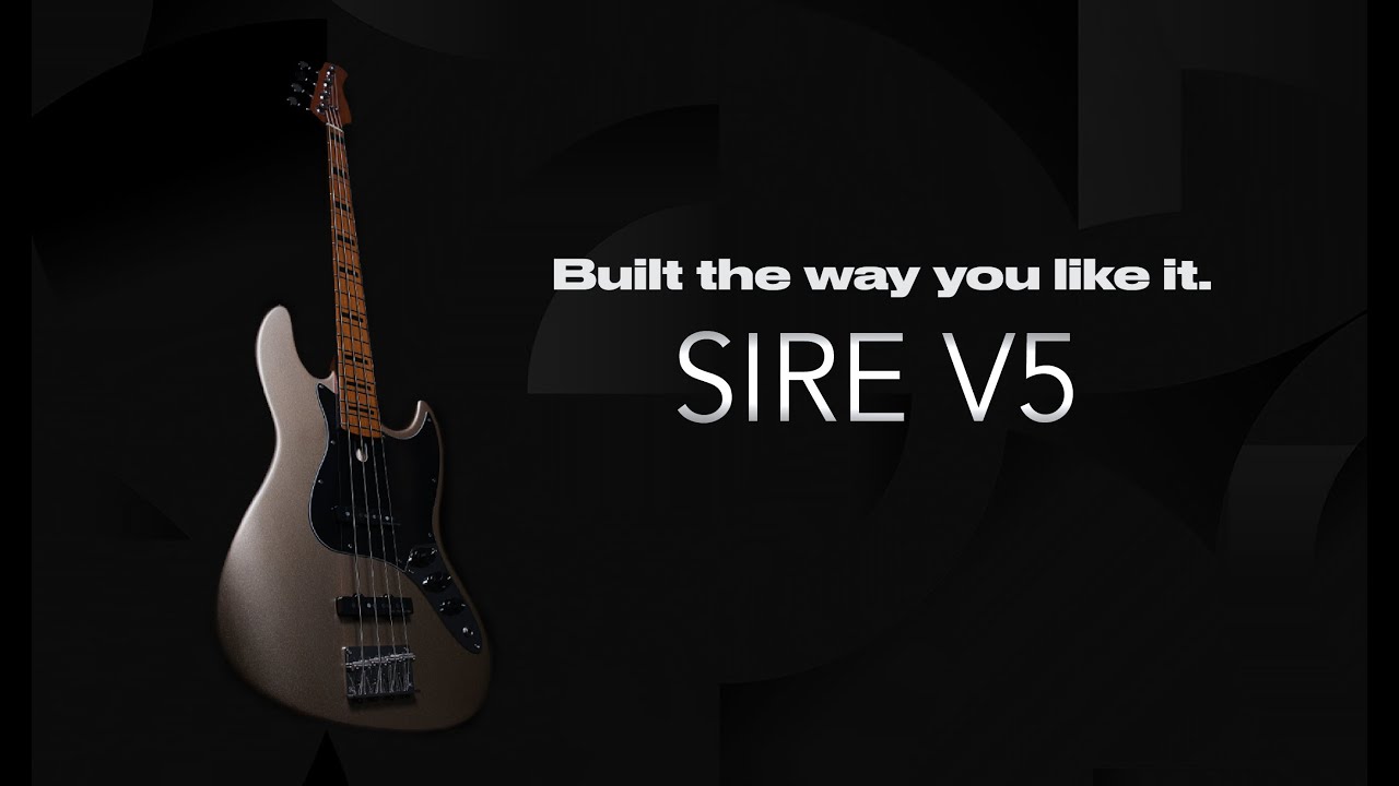 Sire Marcus Miller V5 | New Color | Champagne Gold Metallic - YouTube