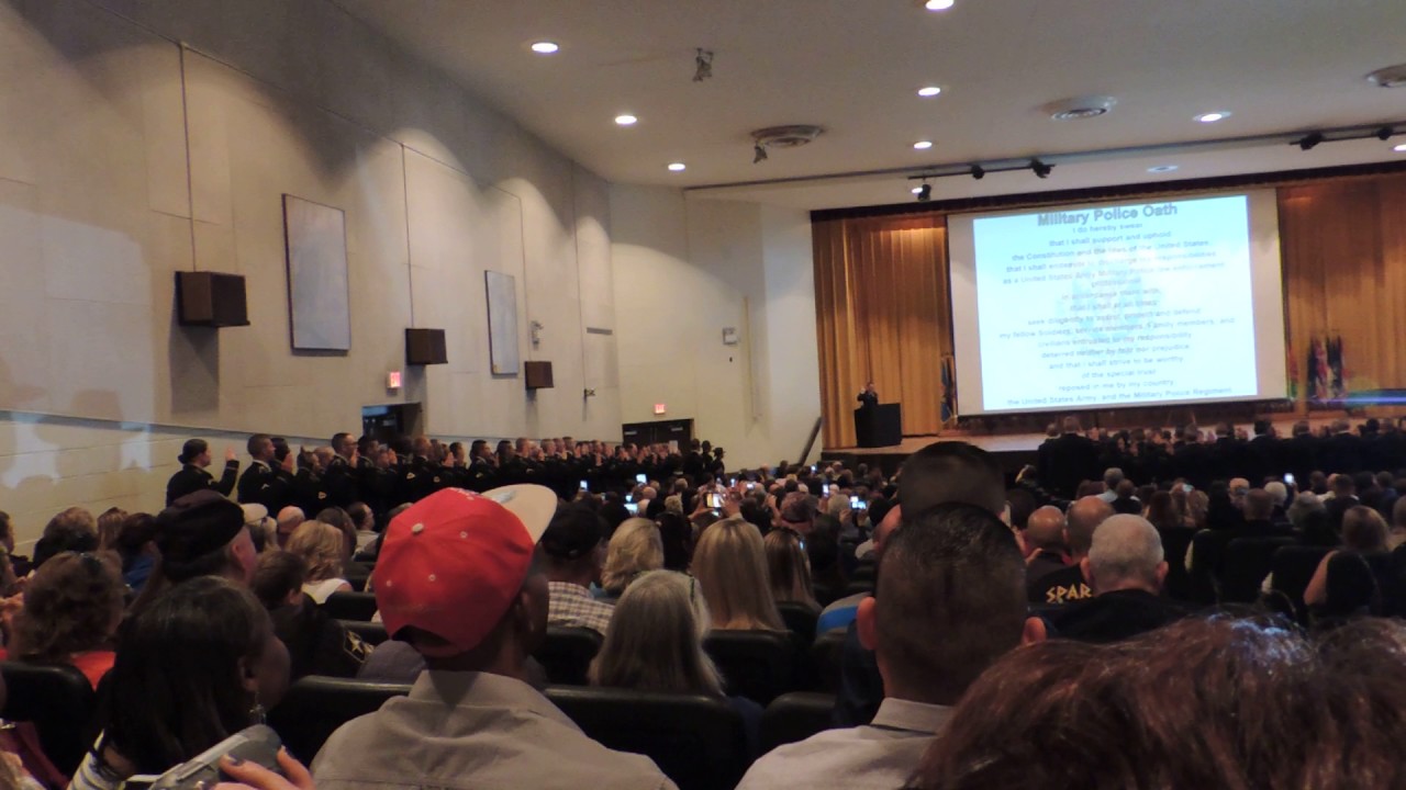 Military Police Oath Bravo 787th Military Police Battalion Fort Leonard ...