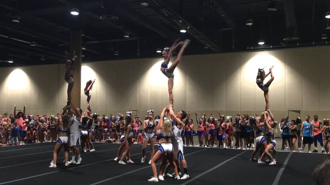 Cheer Athletics Royalcats Pep Rally 2016 - YouTube