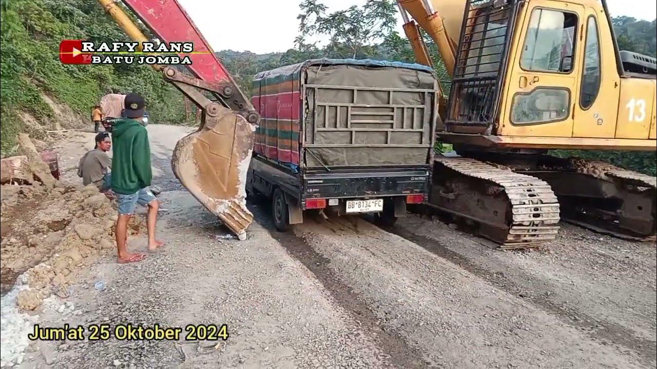 Batu jomba hari !!! jalan batu jomba sampai saat ini belum ada perubahan!!! - YouTube
