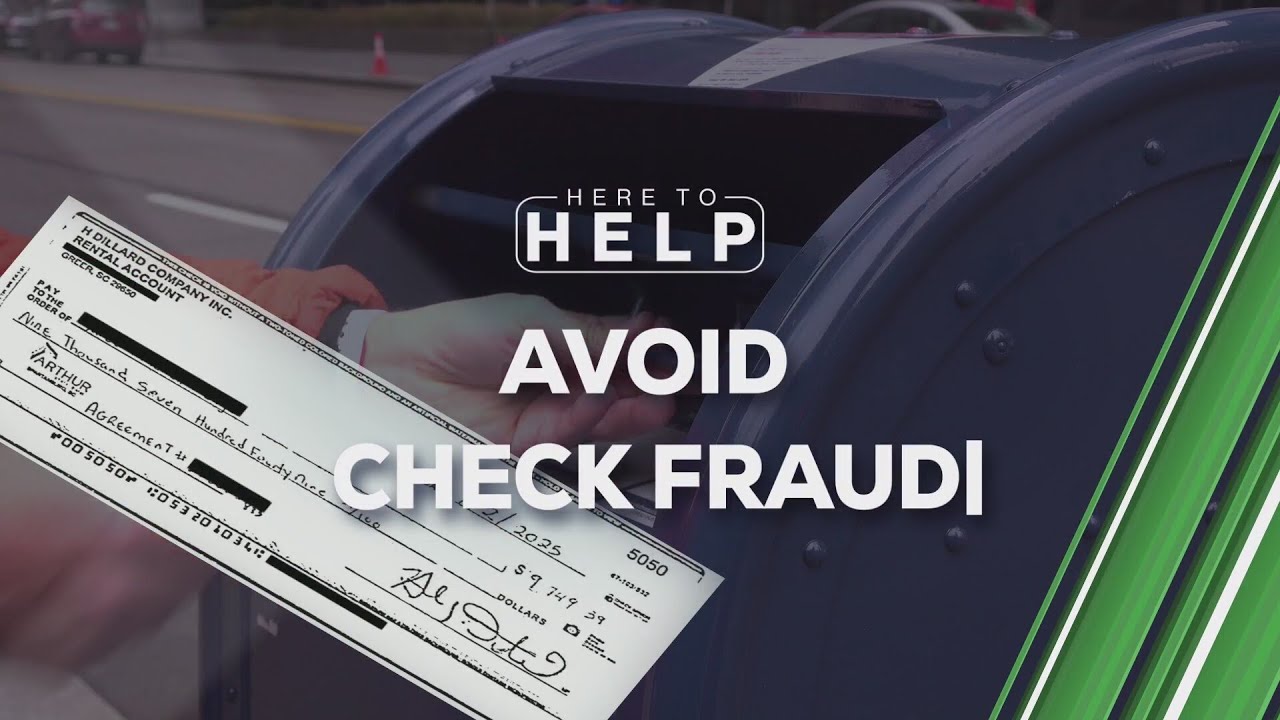 Check fraud: How mail theft could drain your bank account - YouTube