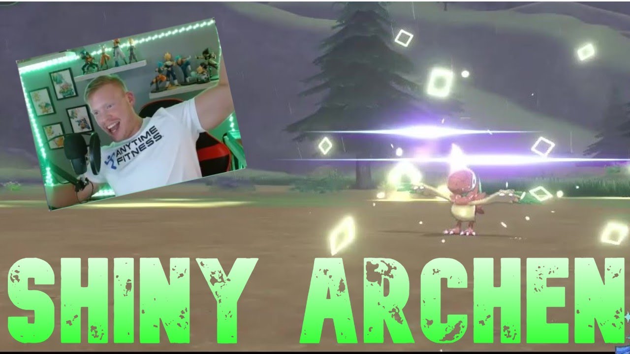 SHINY ARCHEN LIVE IN POKEMON SWSH!!! - YouTube