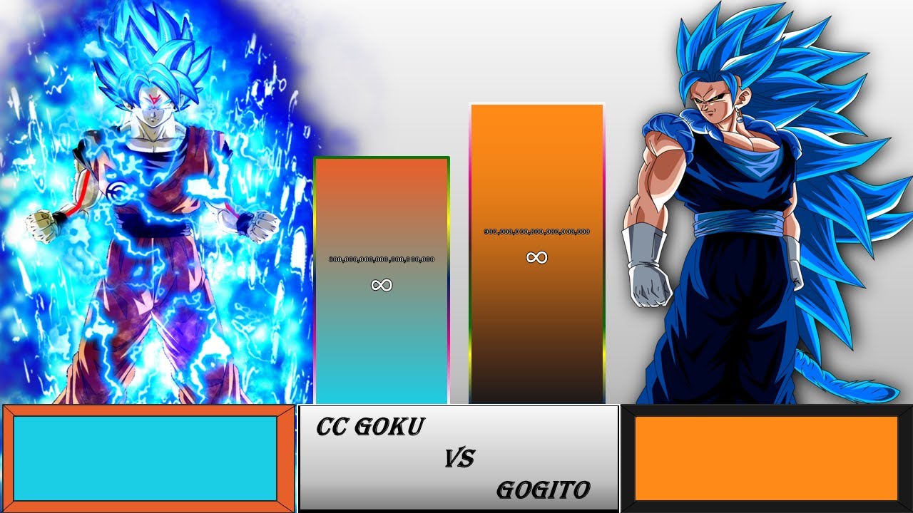 CC Goku Vs Gogito Power Level - YouTube