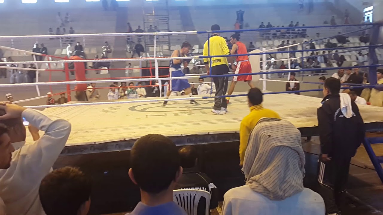 boxing/ best fight of the tournament blue Ali Dad vs red patan. - YouTube