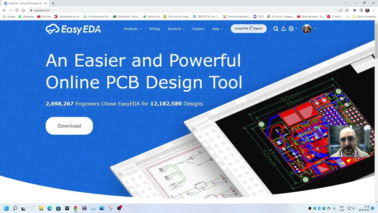 12 - Tutorial de EasyEda, Como exportar archivo Gerber y Bom. - YouTube