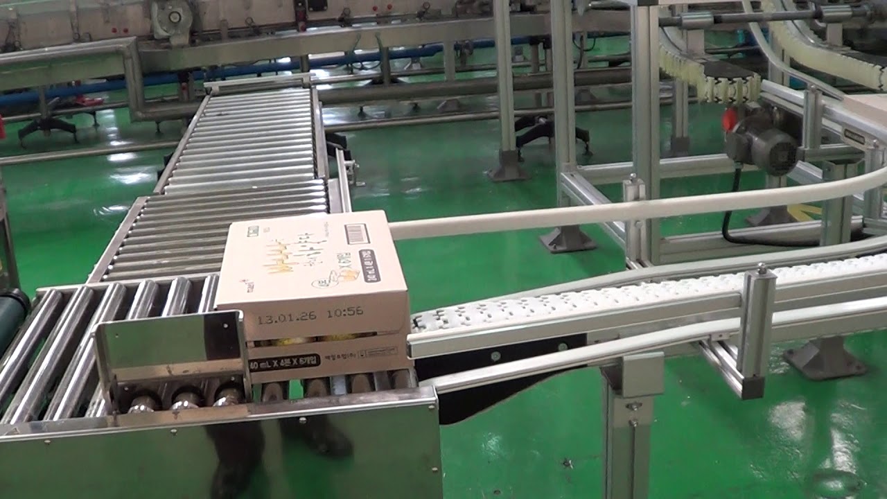 Side grip conveyor - YouTube