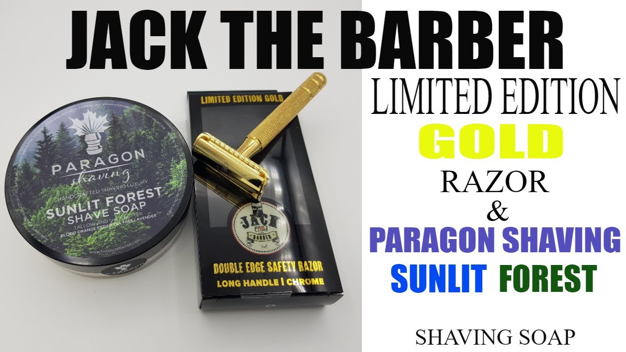 Jack the Barber Limited Edition Gold Razor - YouTube
