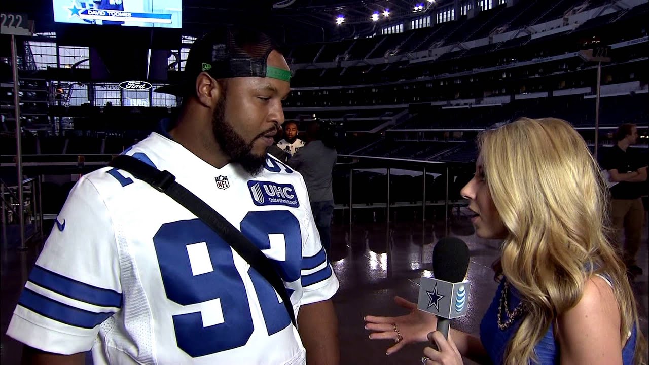 Cowboys Draft LIVE: Interview with Jeremy Mincey - YouTube