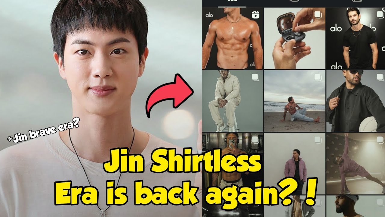 Revealed! Jin's upcoming collaboration will appear Jin 'Topless ...