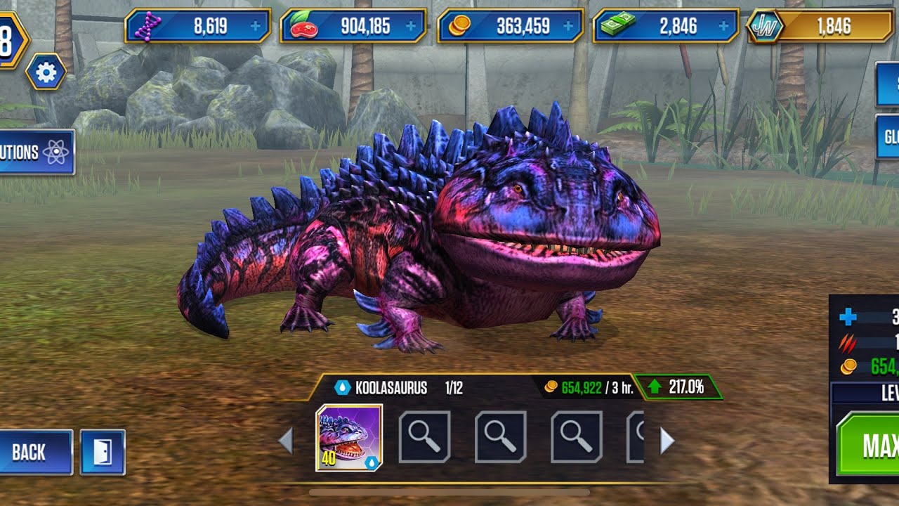 Finally MAX LEVEL KOOLASAURUS!!! - YouTube