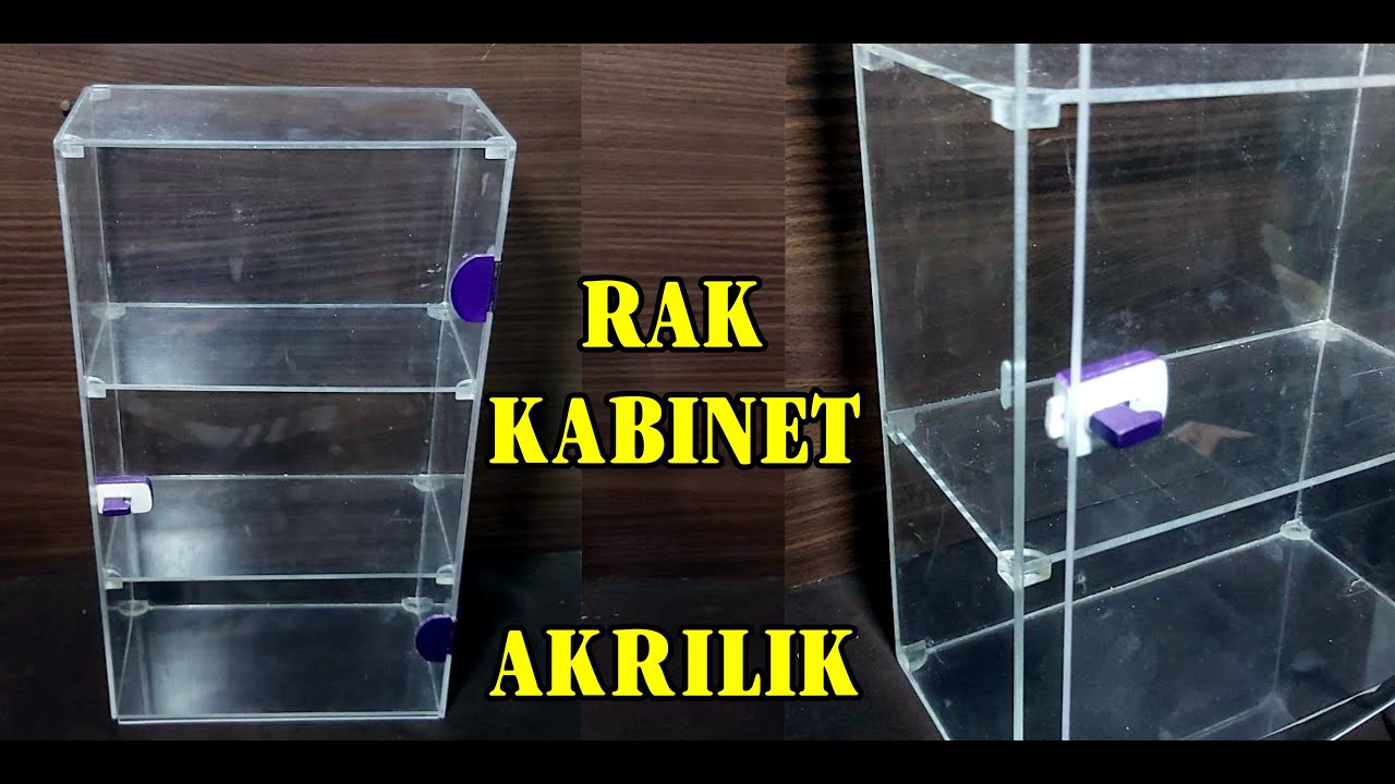 Rak Akrilik (Acrylic Shelf) | Kerajinan Akrilik Terbaru - YouTube